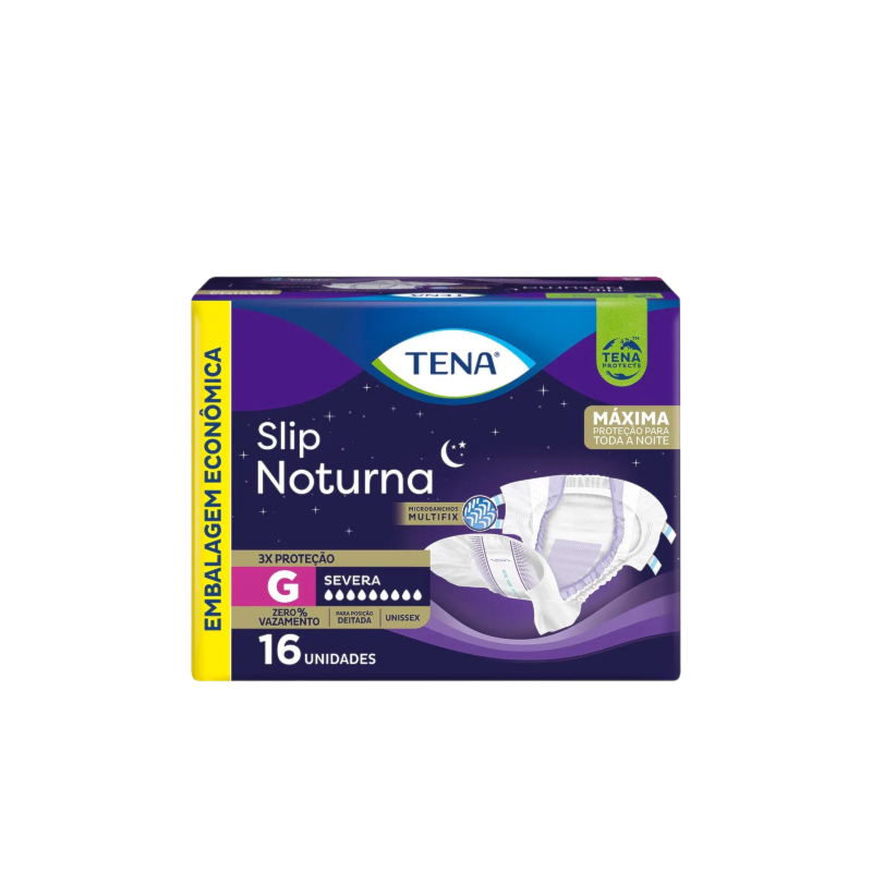 Fralda Geriátrica Tena Slip Noturna - Loja do Avô